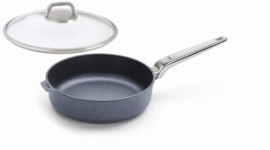 woll diamond lite pro 3.7 quart saute pan with lid