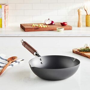 Yoshikawa Black Steel Fry Pan, 9