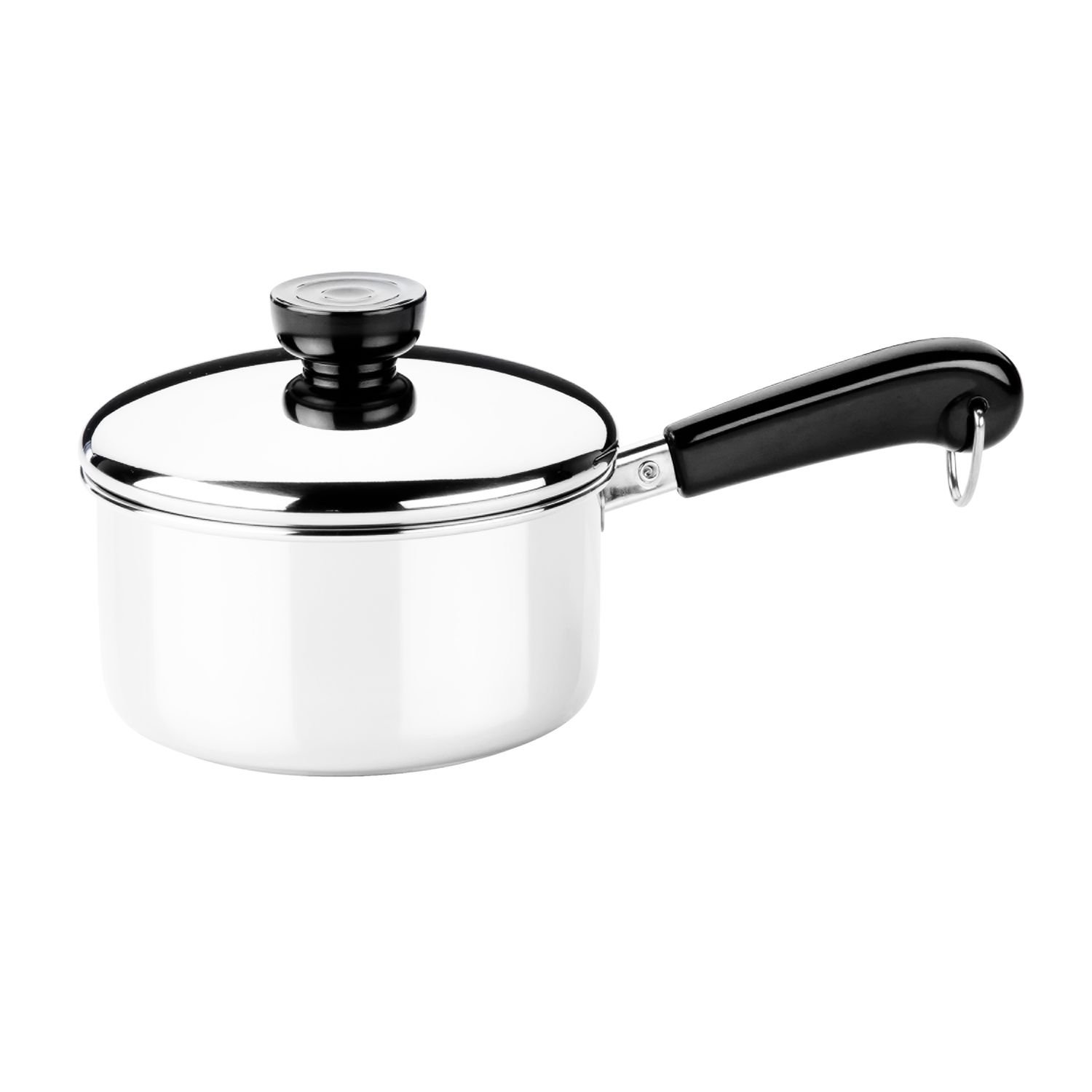 Revere Try-Ply Bottom 1-Quart Saucepan with Lid, Stainless Steel