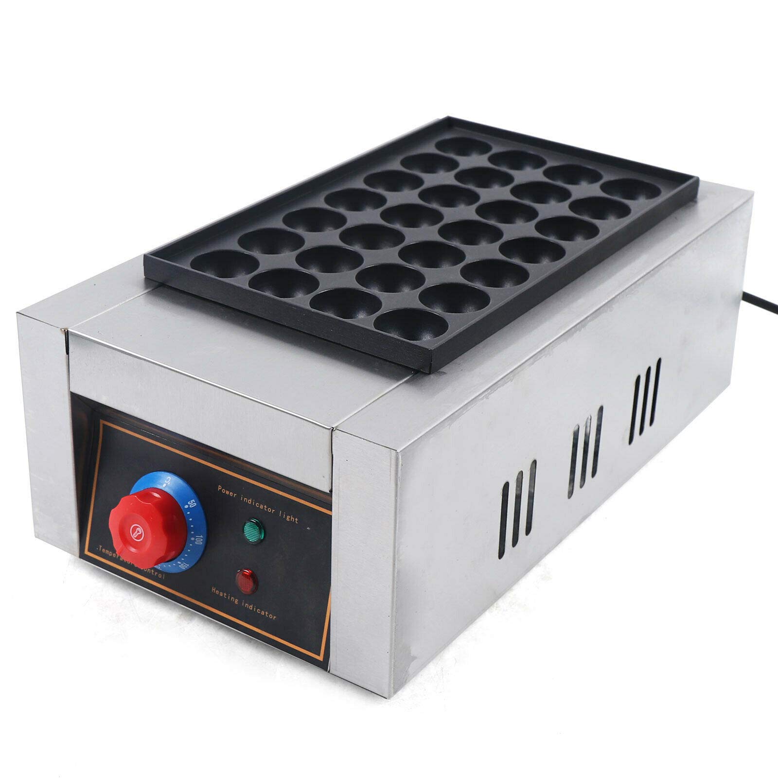 TFCFL Commercial Takoyaki Maker, 28PCs Octopus Fish Ball Machine Takoyaki Grill Maker with NonStick Plates,Fish Ball Maker,Electric Fish Ball Grill (28PCs)