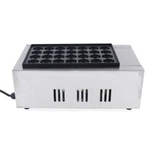 TFCFL Commercial Takoyaki Maker, 28PCs Octopus Fish Ball Machine Takoyaki Grill Maker with NonStick Plates,Fish Ball Maker,Electric Fish Ball Grill (28PCs)