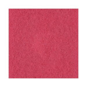 Boardwalk BWK4015RED 15 in. Buffing Floor Pads - Red (5/Carton)