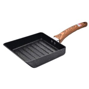 japanese omelette pan - nonstick tamagoyaki pan square japanese egg pan,flat-bottomed household breakfast pot