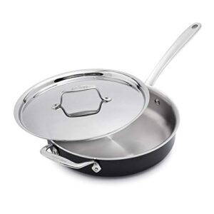 All-Clad Saute Pan Cookware, 3qt, Black