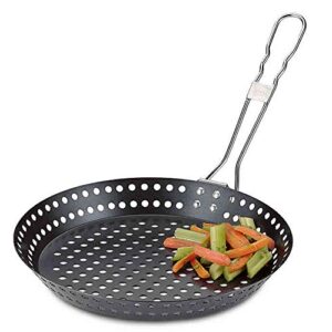 just grillin' round nonstick 12-inch grill skillet