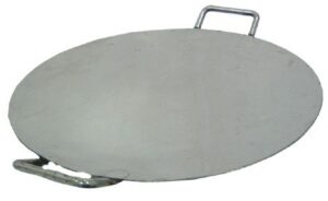 stainless steel round pav bhaji tawa 30" inch commercial purpose