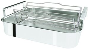 cristel stainless steel 3-ply roaster with roasting rack