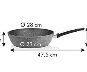 Tescoma Deep Frying Pan I-Premium Stone, Assorted, 28 cm