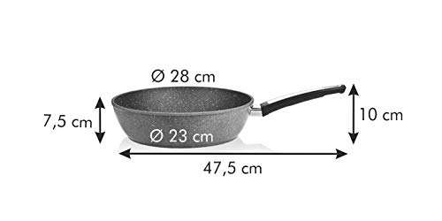 Tescoma Deep Frying Pan I-Premium Stone, Assorted, 28 cm