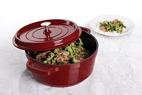 Crock-Pot Edmound Dutch Oven, 5 quart, Red