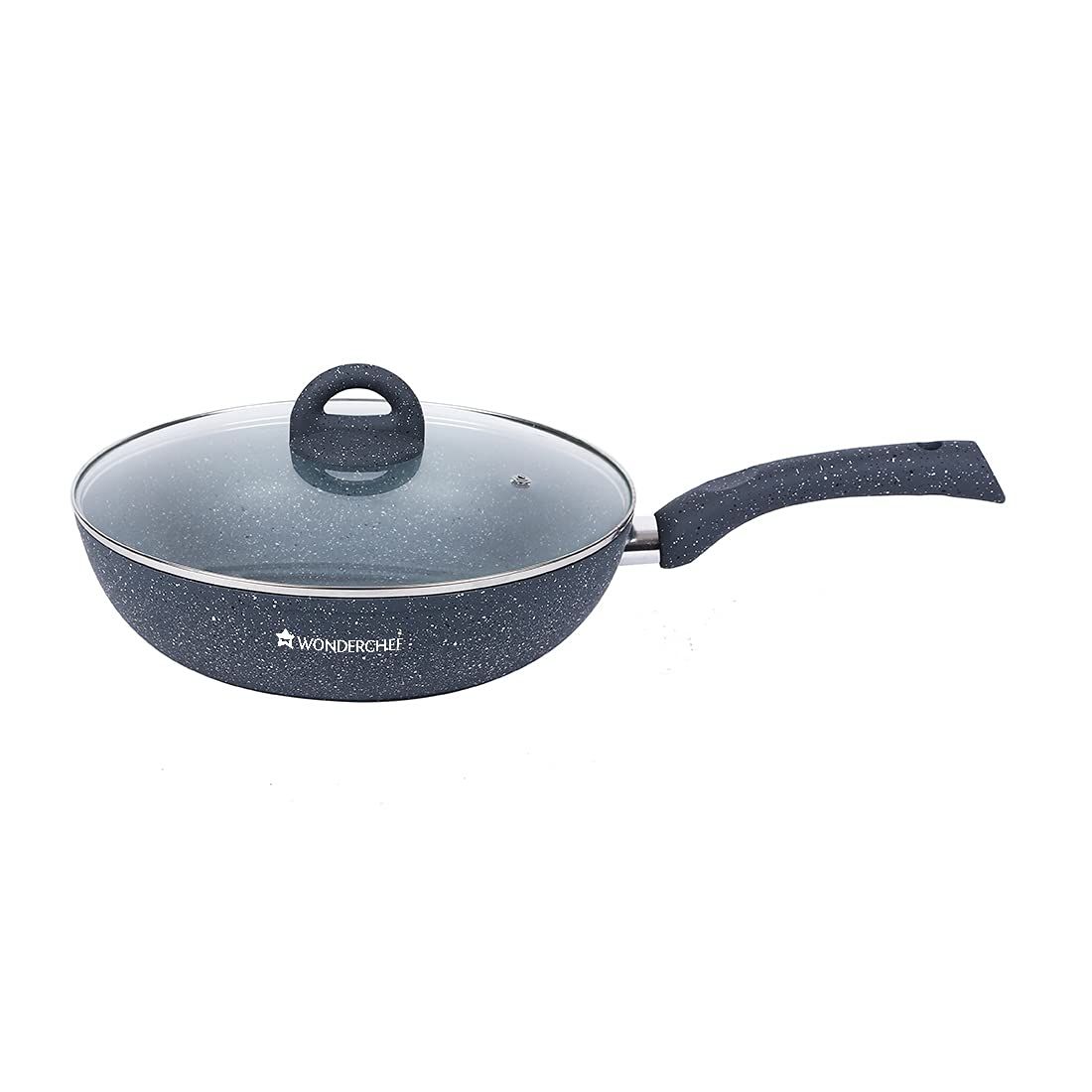 Wonderchef Granite Wok with lid