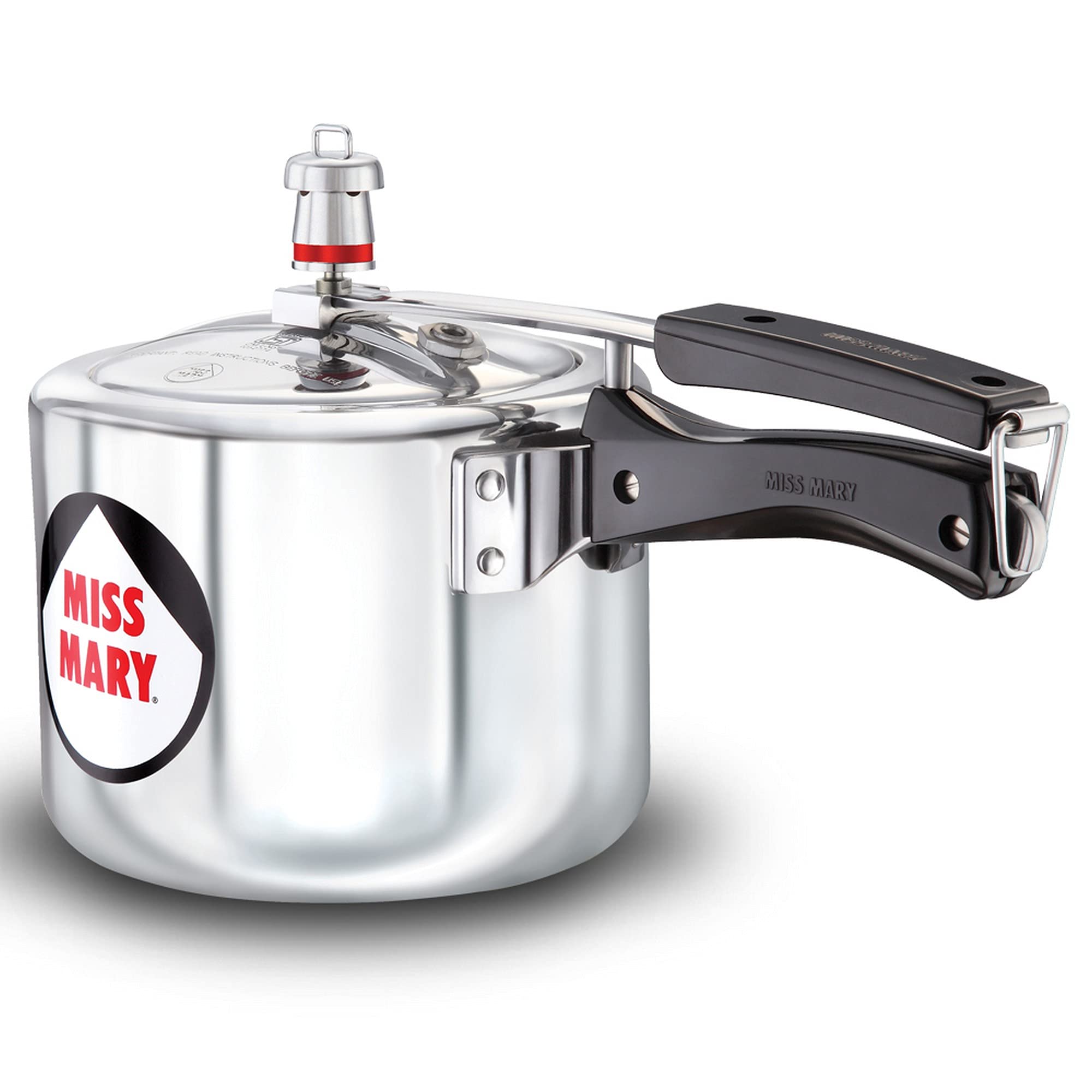 Hawkins Miss Mary Aluminium Pressure Cooker, 3 Litres