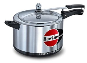 hawkins pressure cooker, 8 liters, silver