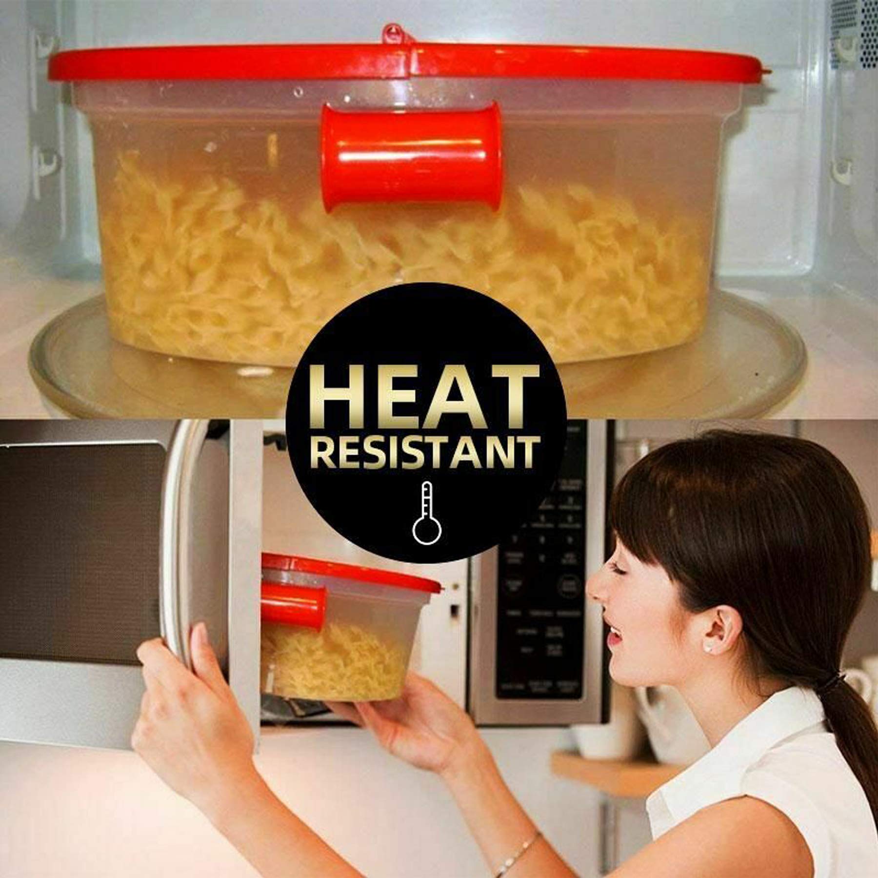 Microwave Pasta Boat,Microwave Pasta Cooker with Strainer,Rapid Pasta Cooker Not Sticking or Waiting for Boil