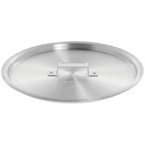 hubert stock pot lid cover for 60 quart or 24 quart brazier aluminum - 18 1/10 dia