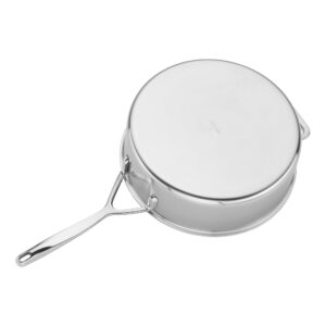 Demeyere 5-Plus Stainless Steel 6.5-qt Saute Pan with Helper Handle