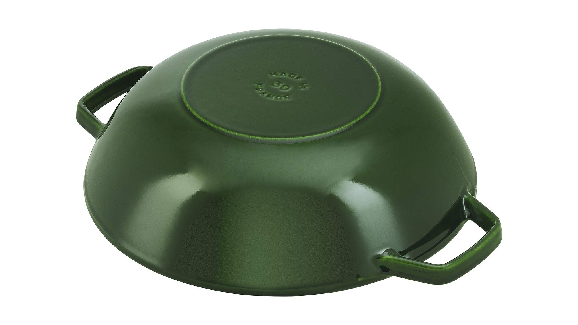 STAUB Cast Iron, Wok, Basil, 30 cm