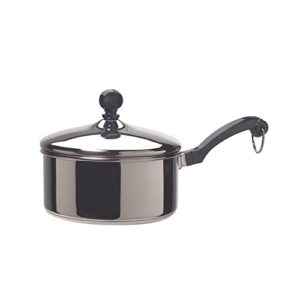 farberware classic covered saucepan, 1.5 quart, stainless steel