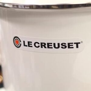 Le Creuset Enamel On Steel Stockpot, 8 quarts, White