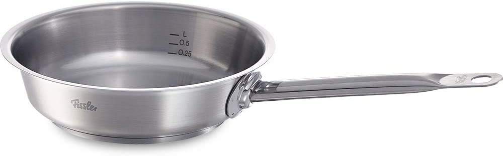 Fissler Original Profi Stainless Steel Fry Pan, 10", Silver