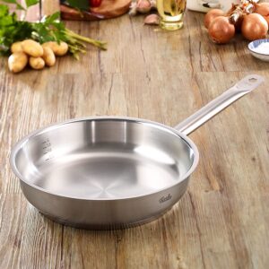 Fissler Original Profi Stainless Steel Fry Pan, 10", Silver