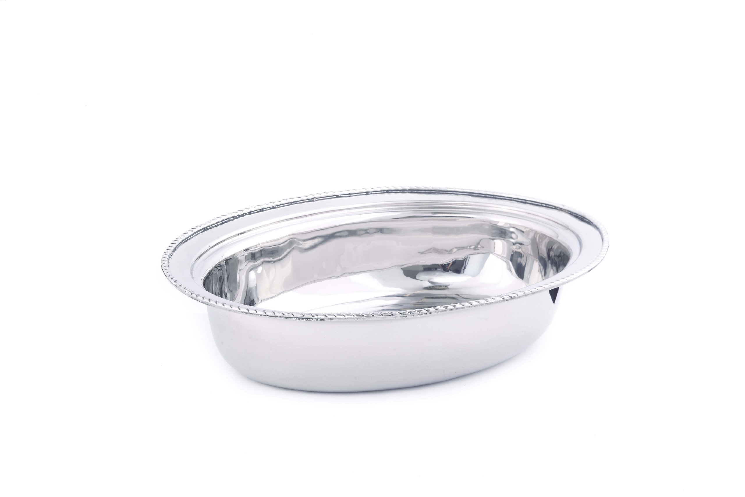 Old Dutch Oval Stainless Steel Food Pan for No.682, 6-Quart