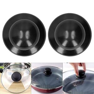 Pot Lid Knob ,2Pcs Pot Lid Knob with Screws Universal Pan Cover Handle Accessory for Kitchen Cookware