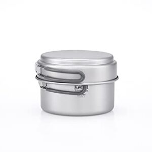 Keith Titanium Ti6012 2-Piece Pot and Pan Cook Set - 1200ml