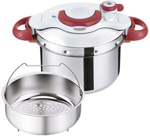 t-fal pressure cooker clipsominut easy 6.0l (ruby red) p4620769【japan domestic genuine products】 【ships from japan】