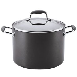 anolon advanced hard anodized nonstick 8-quart covered stockpot