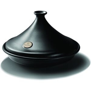 2.6 qt. tagine flame color: black