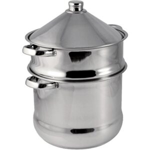 baumalu - 340971 - stainless steel tajine couscouspot 14 l