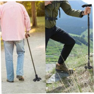 KUYYFDS,Trekking Pole Cap Walking Stick Anti Slip Hiking Pole Tip Protector for Hiking Camping Black Trekking Pole Cap, Walking Stick Cap, Hiking Pole