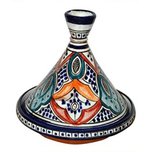 serving tagine handmade ceramic tajine dish 8 inches rainbow colors