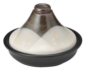 yokkaichi 6-12793 banko ware direct flame and microwave compatible, hagidate tagine pot no. 8