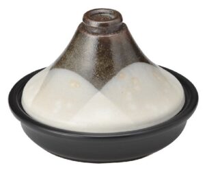 yokkaichi 6-12771 banko ware direct flame and microwave compatible, hagidate tagine pot no. 9