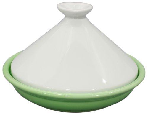 Toyo Ceramics ID-12-3 Hasami Ware Microwave Dedicated Tagine Pot, 7.9 inches (20 cm), Green