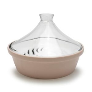 tamaki t-696460 celax steamer, glass lid, s, pink