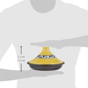 東洋セラミックス Yellow Arabesque ID-09-02 Tagine Pot, yelow