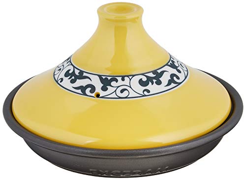 東洋セラミックス Yellow Arabesque ID-09-02 Tagine Pot, yelow