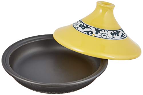 東洋セラミックス Yellow Arabesque ID-09-02 Tagine Pot, yelow