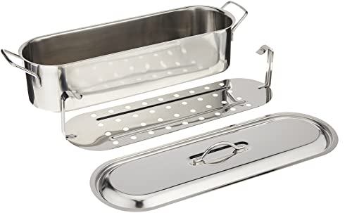 Norpro Stainless Steel Fish Poacher, 18in x 4.5in, As Shown