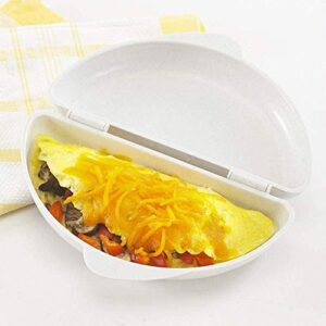 HELYZQ Microwave Omelet Maker Pan Egg-Omelette Maker Tray Egg-Cooker Poacher Kitchen Mold