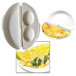 HELYZQ Microwave Omelet Maker Pan Egg-Omelette Maker Tray Egg-Cooker Poacher Kitchen Mold