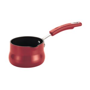 rachael ray hard enamel butter warmer, 0.75-quart, red gradient