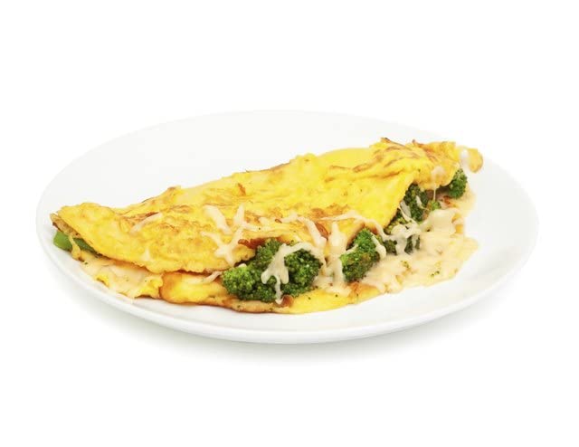 Microwave Omelet Maker + Egg Poacher All In One Dish On The Go Quick N Easy Breakfast BPA Free Plastic, Red