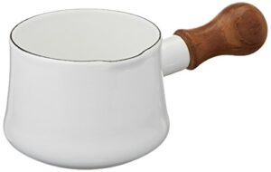 dansk kobenstyle white butter warmer, small