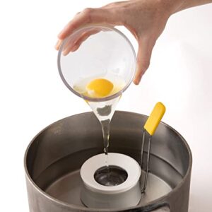 Chef'n Swirl'n Perfect Egg Poacher, One, White