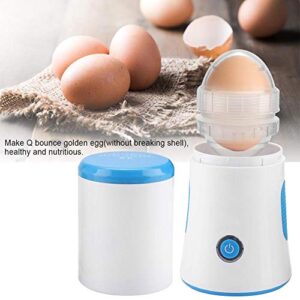 Maxmartt Egg Poacher,Electric Egg Shaker Scrambler in Shell Eggs Maker Mix DIY Cooking Tools 100-240V US Plug(Blue)