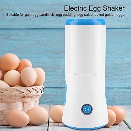 Maxmartt Egg Poacher,Electric Egg Shaker Scrambler in Shell Eggs Maker Mix DIY Cooking Tools 100-240V US Plug(Blue)